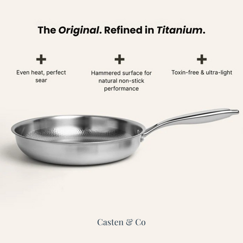 Titanium Hammered Pan – Casten & Co